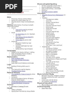 CC Cycle 1 Songs List | PDF