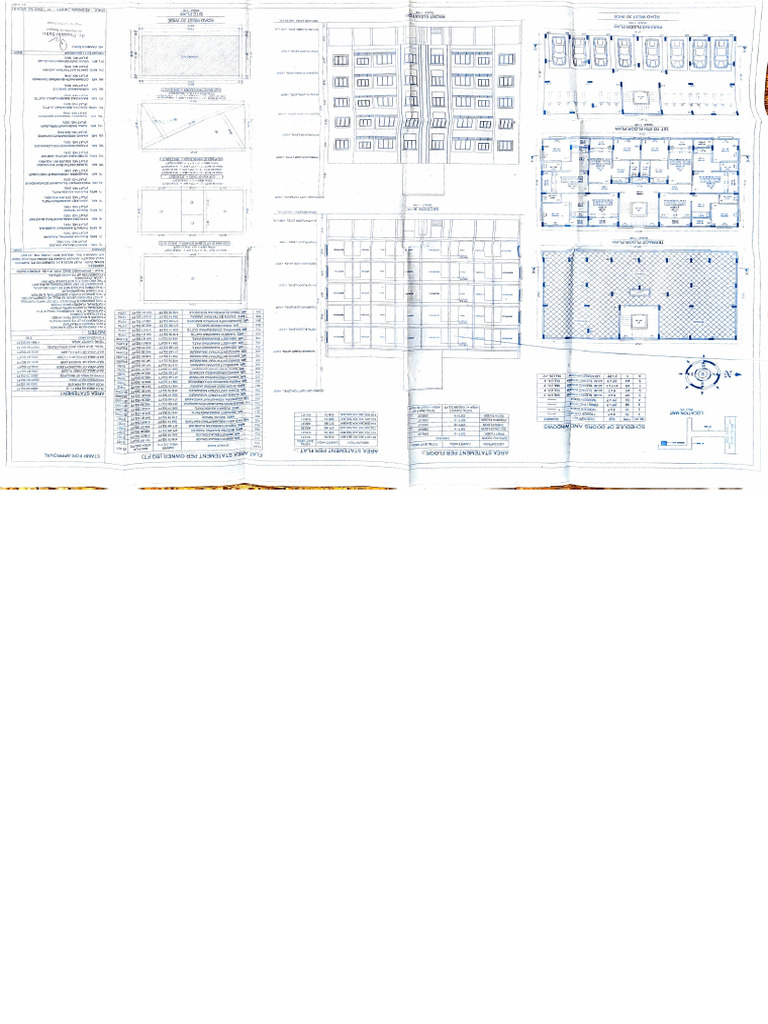 Building Area Statement and Floor Plans | PDF