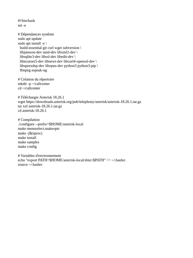 setup_install_asterisk | PDF