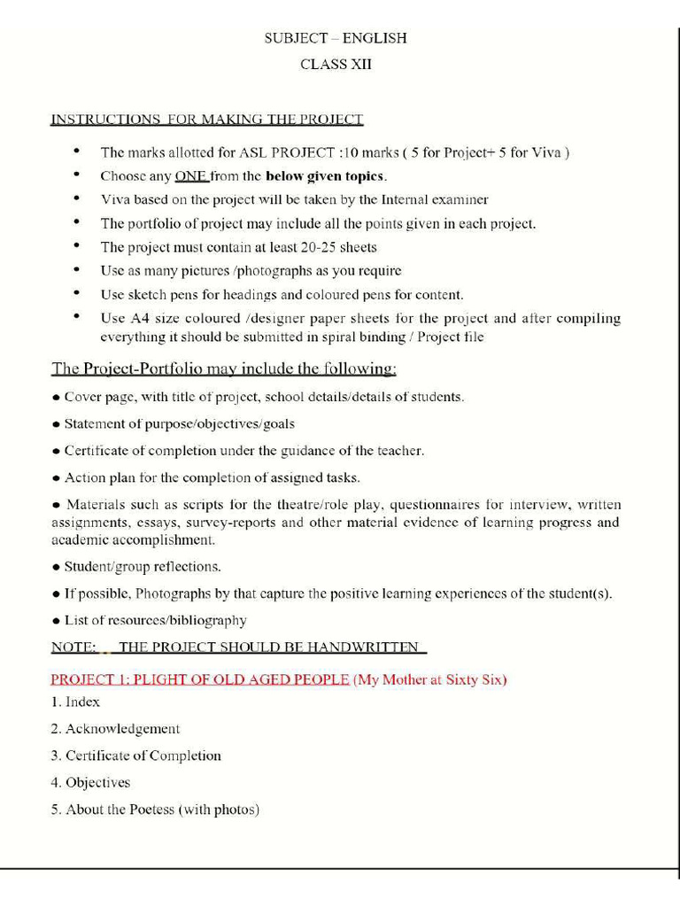 English Portfolio | PDF