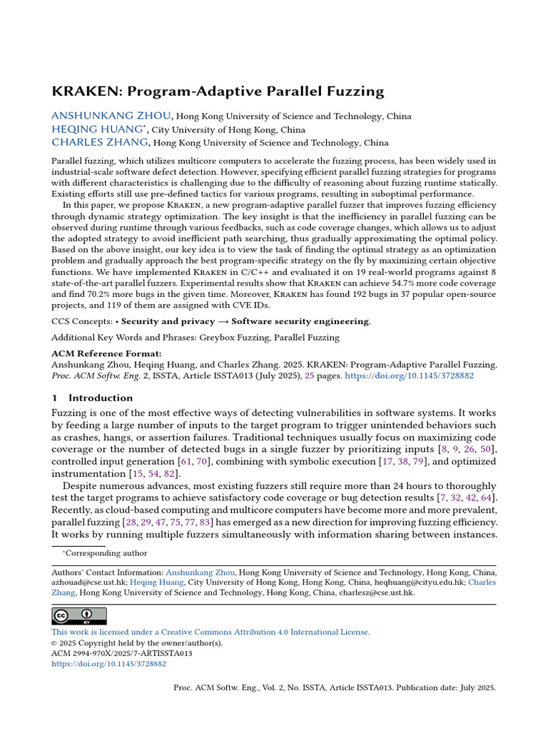 Kraken | PDF | Mathematical Optimization | Software Engineering