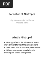 Polymorphism vs. Allotropy Explained | PDF | Carbon | Chemistry