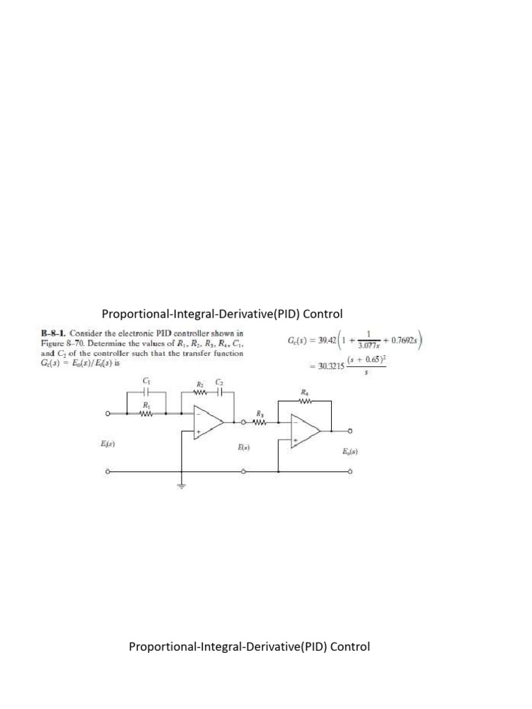PID Control System Analysis and Design | PDF