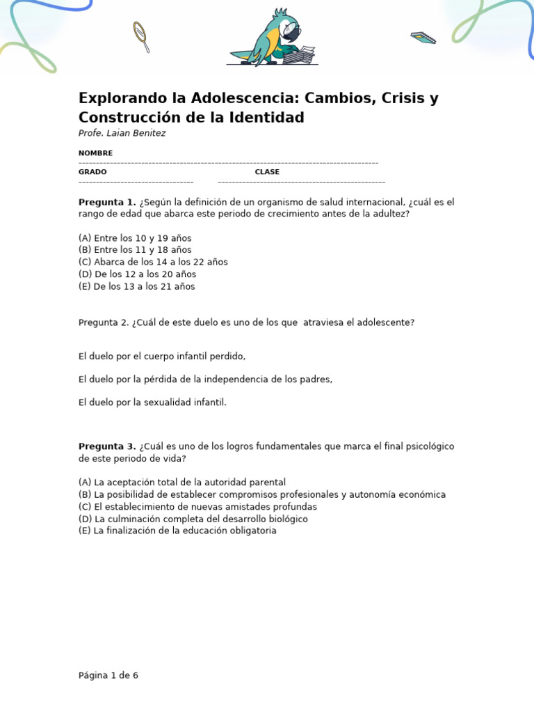 Explorando_la_Adolescencia_Cambios_Crisis_y_Constr | PDF | Adultos | Adolescencia