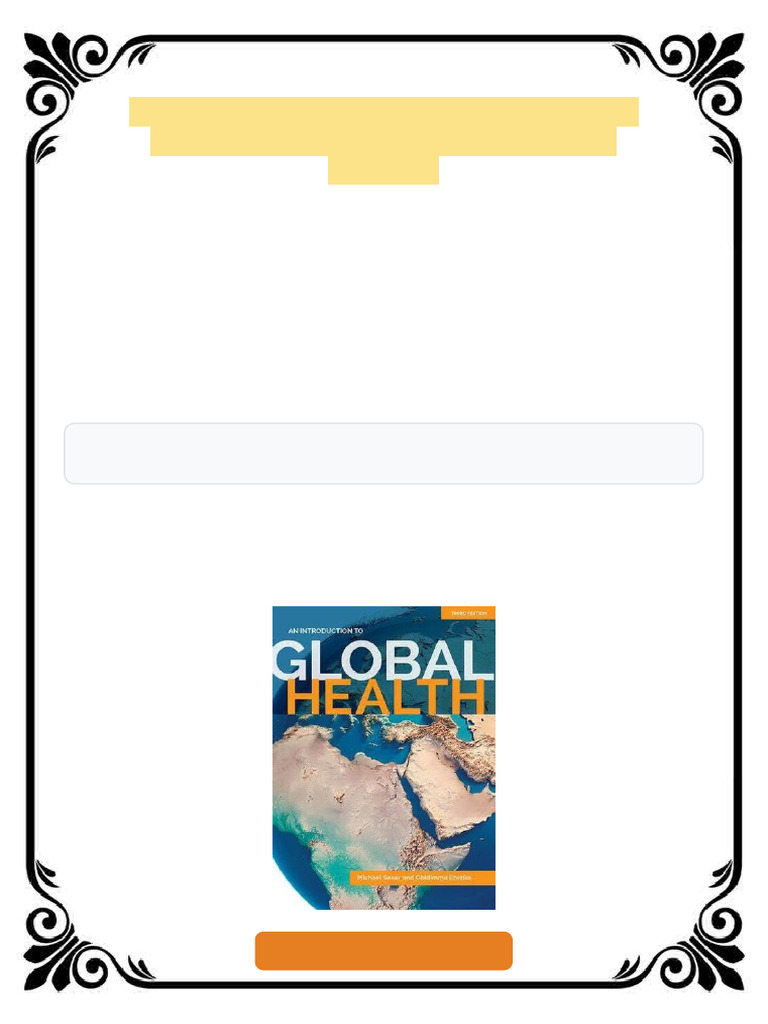 An Introduction To Global Health Michael Seear Ebook Ready To Read ...