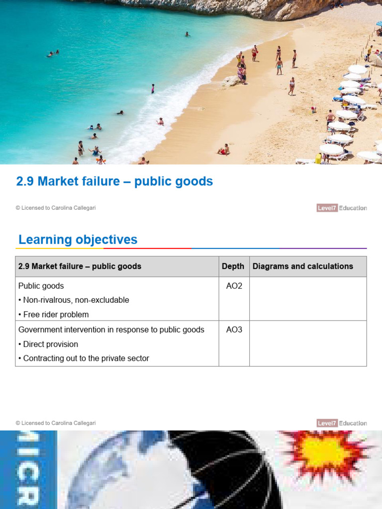 Understanding Public Goods and Market Failure | PDF | Public Good | Goods