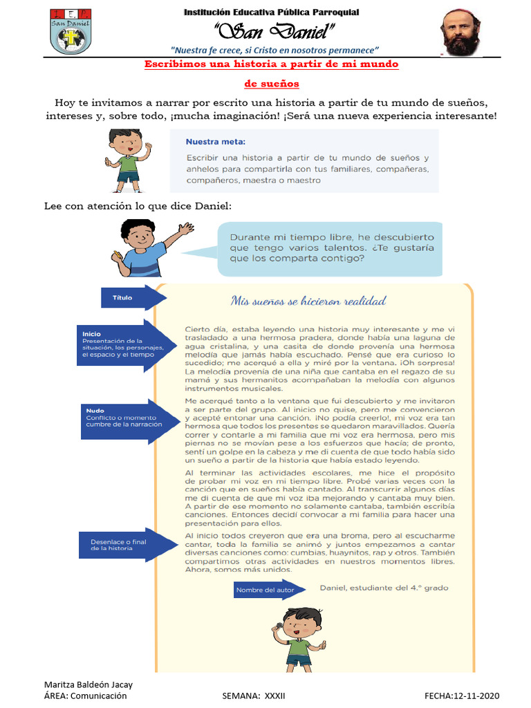 Escribimos Una Historieta. | PDF
