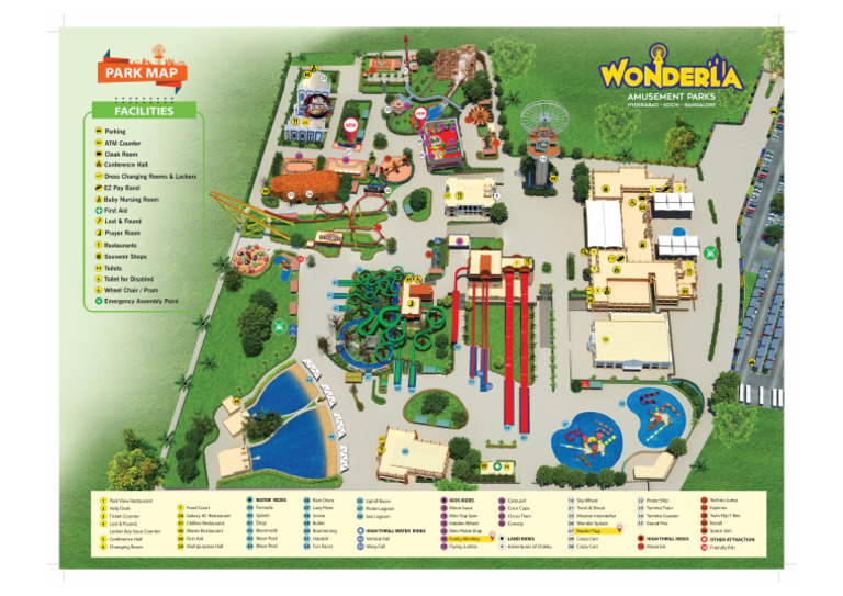 Wonderla Map Hyderabad | PDF