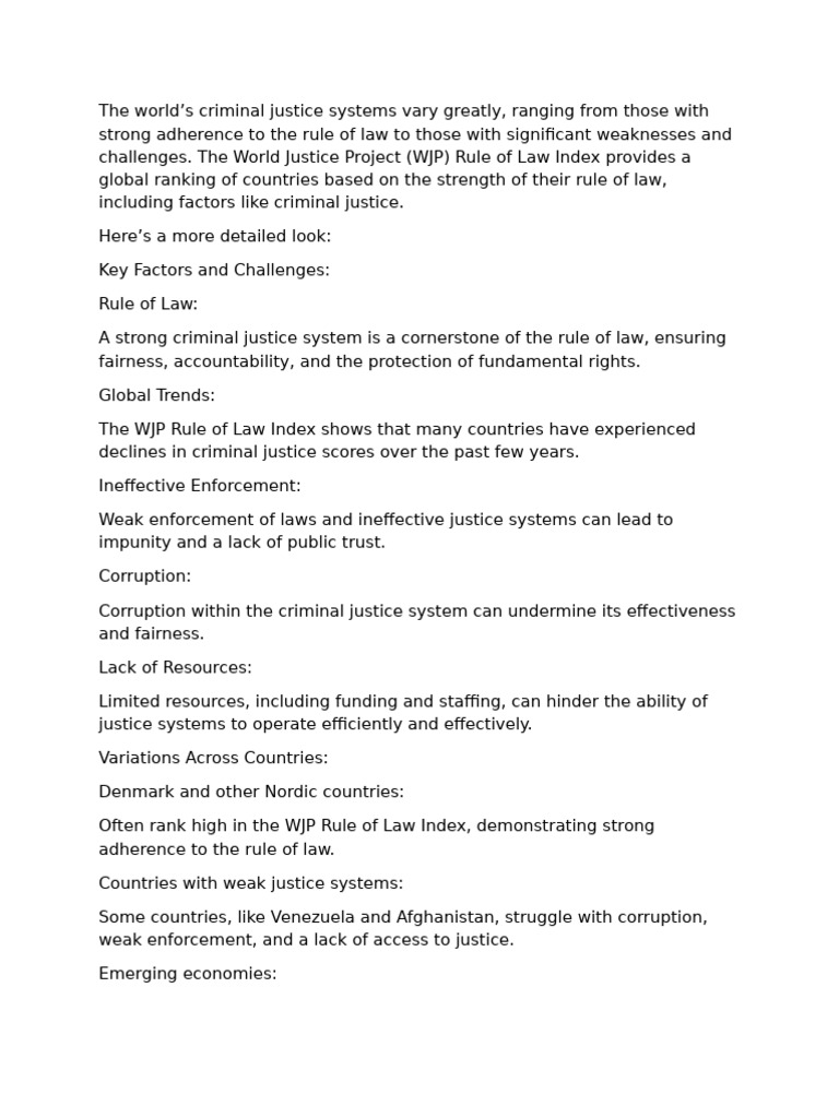 Criminal Justice System | PDF