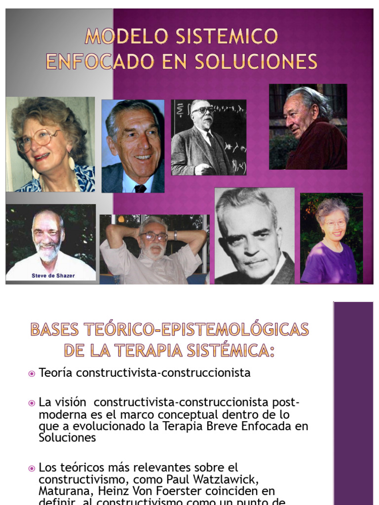 Modelo Enfocado en Soluciones | PDF | Psicoterapia | Comunicación