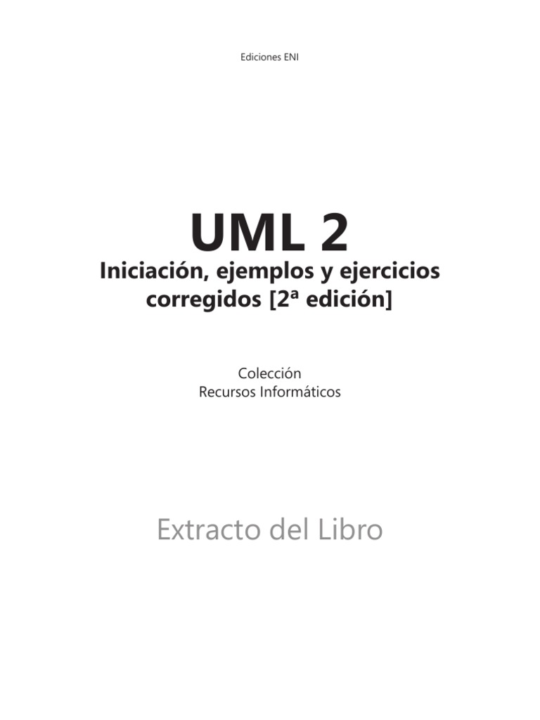 UML 2 (Extracto Del Libro) | PDF | Caso de uso | Lenguaje de modelado ...