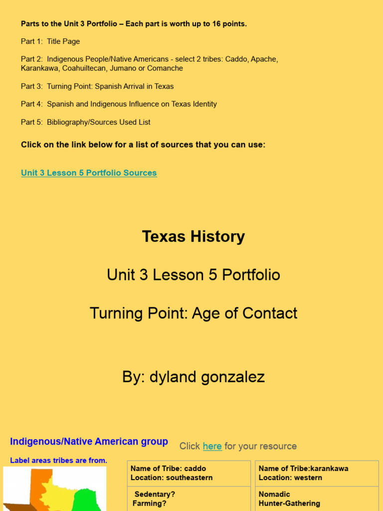 Texas History: Indigenous Tribes & Spanish Impact | PDF | Texas ...