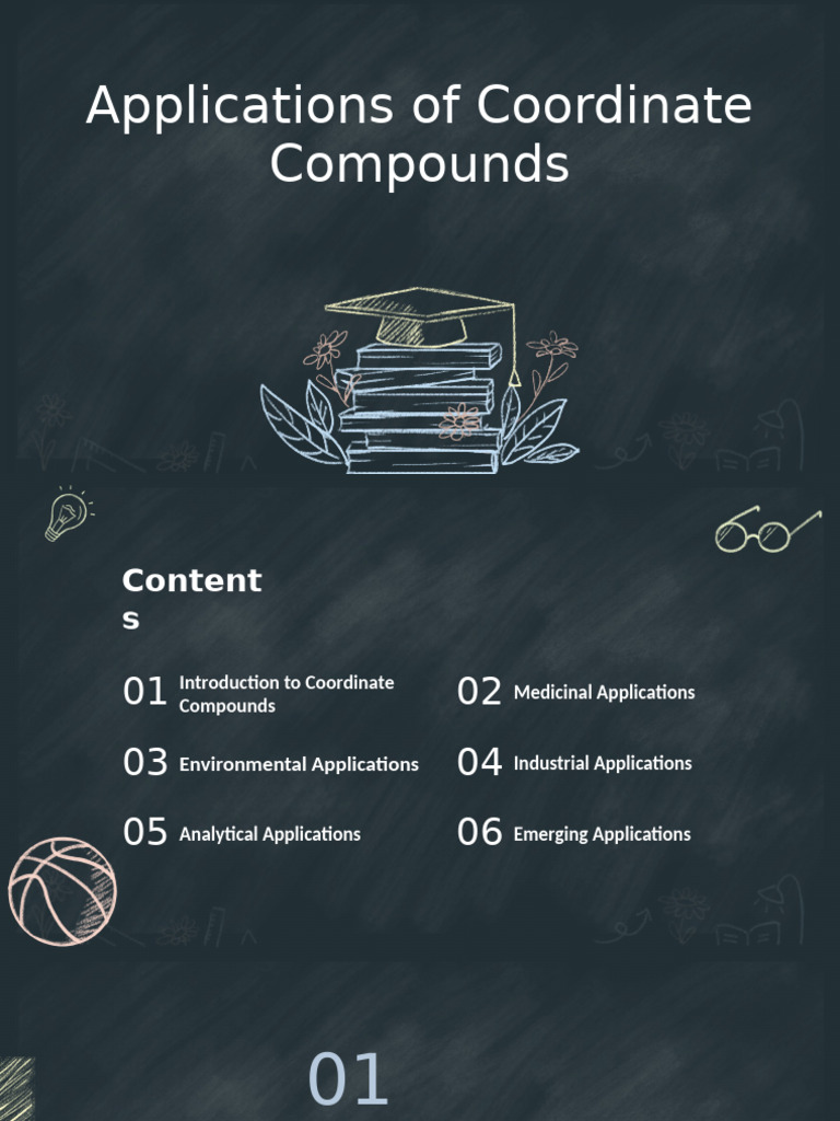 Applications of Coordinate Compounds | PDF | Catalysis | Coordination ...