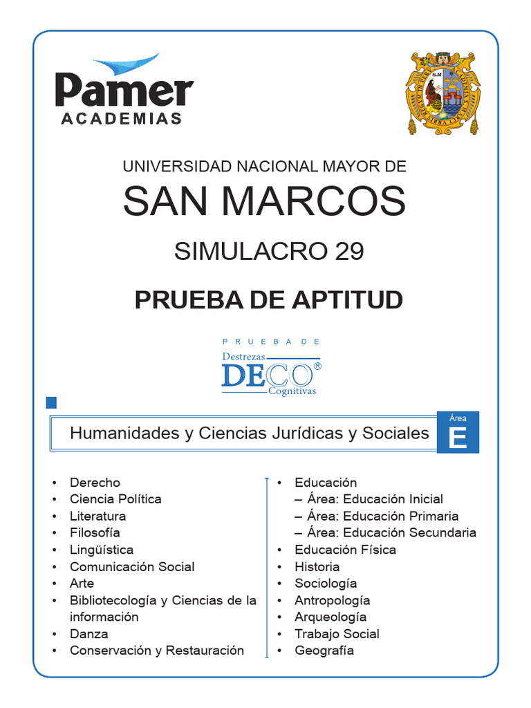Eti 29 Área e - Parte I | PDF | Programa para la Evaluación ...