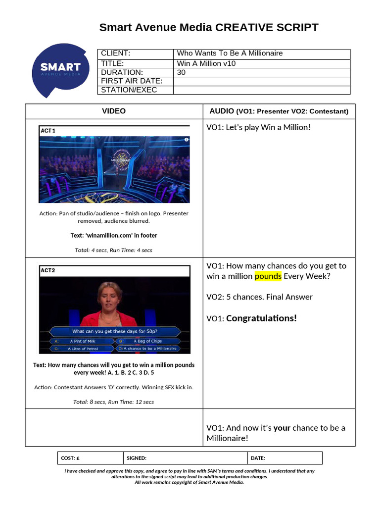 Who Wants to Be a Millionaire - Win a Million v10-1 | PDF