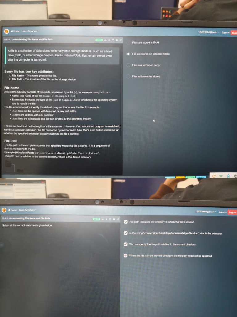 Codetantra Python U6 (By ALFA) | PDF