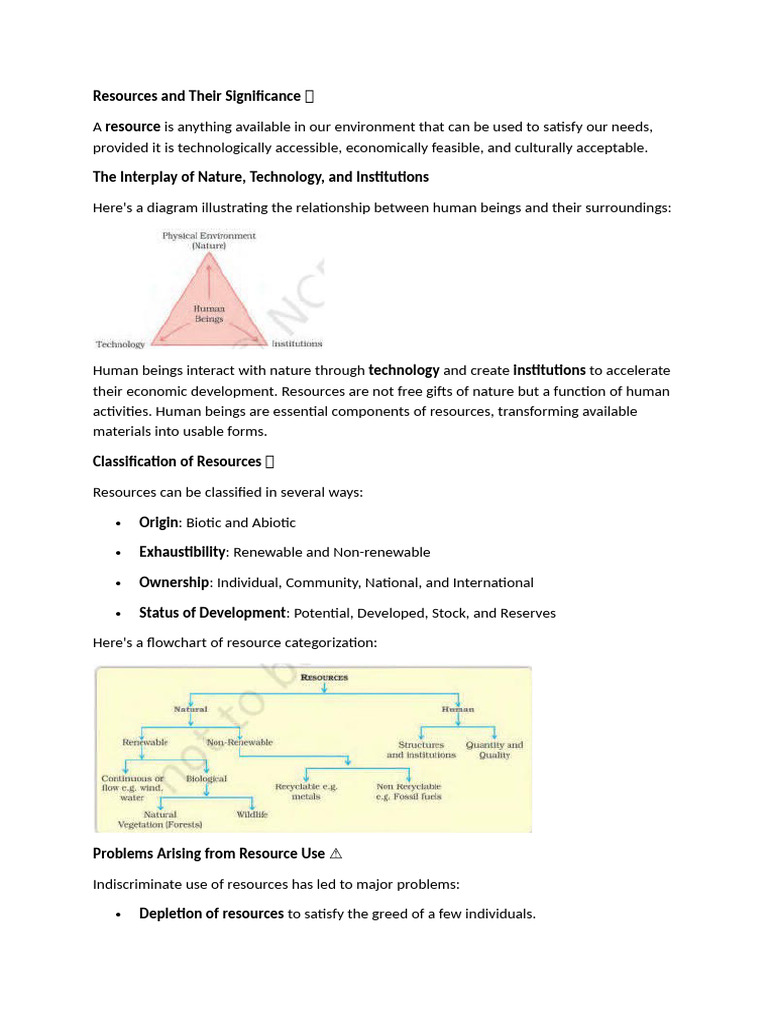 Ch1 Resource&Development? | PDF | Soil | Sustainability