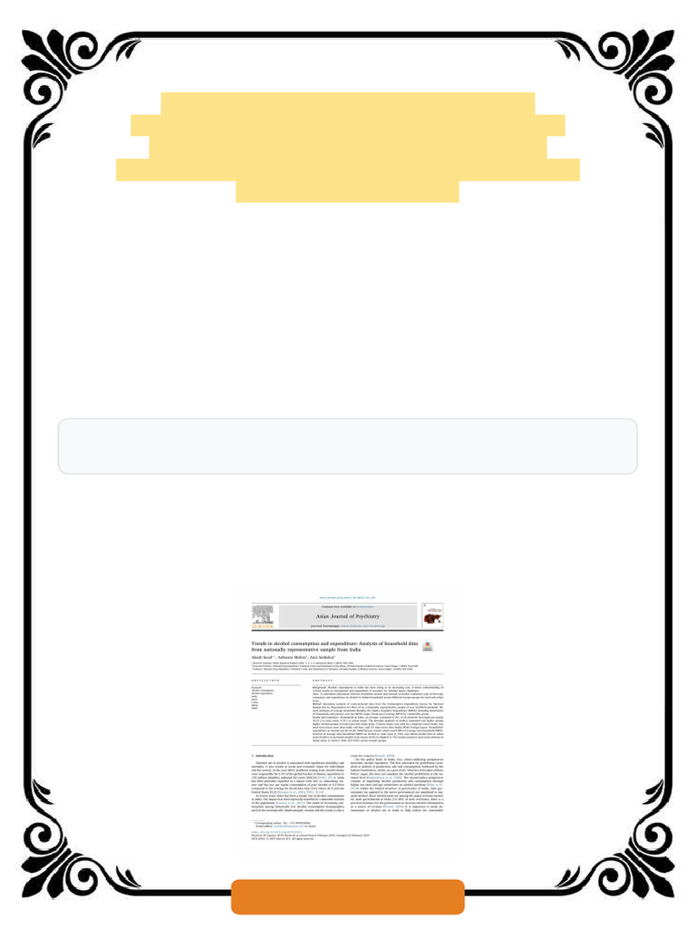 Trends in alcohol consumption and expenditure_ Analysis of household ...