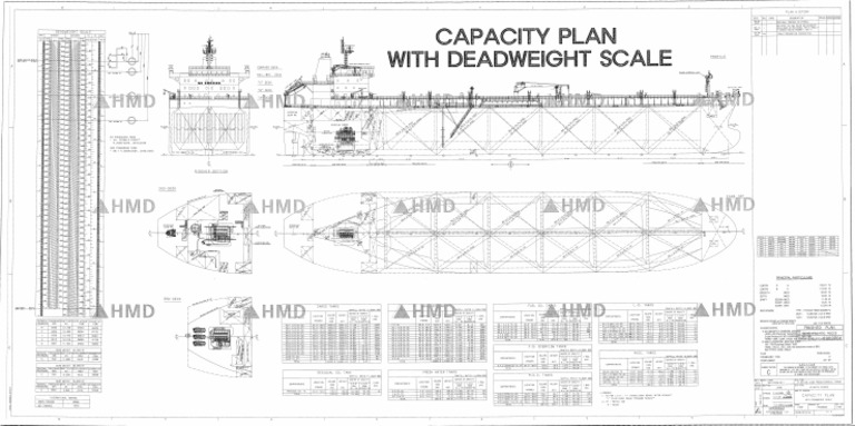 B-03 Capacity Plan & Deadweight Scale | PDF