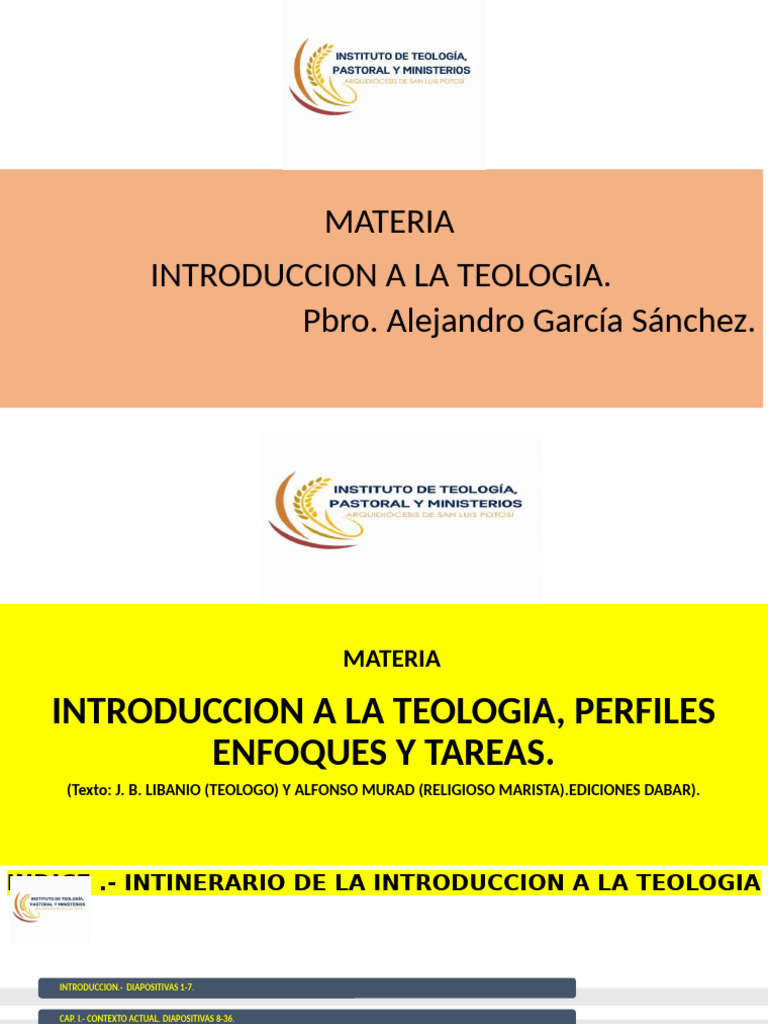 Introducción a la Teología Moderna | PDF | Teología | Fe