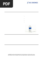 KRONES celerol L 7008 Technical Data Sheet | PDF