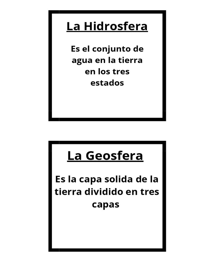 La Hidrosfera | PDF