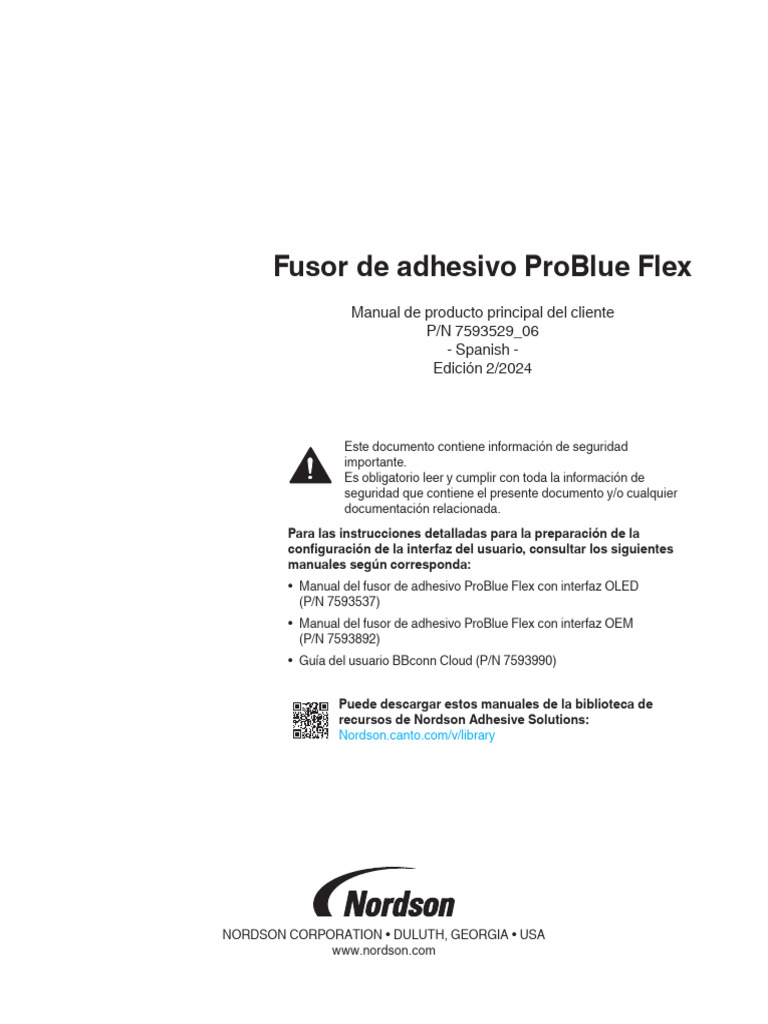 05 ProBlue Flex Melter Customer Product Manual Spanish 2 | PDF | Bomba ...