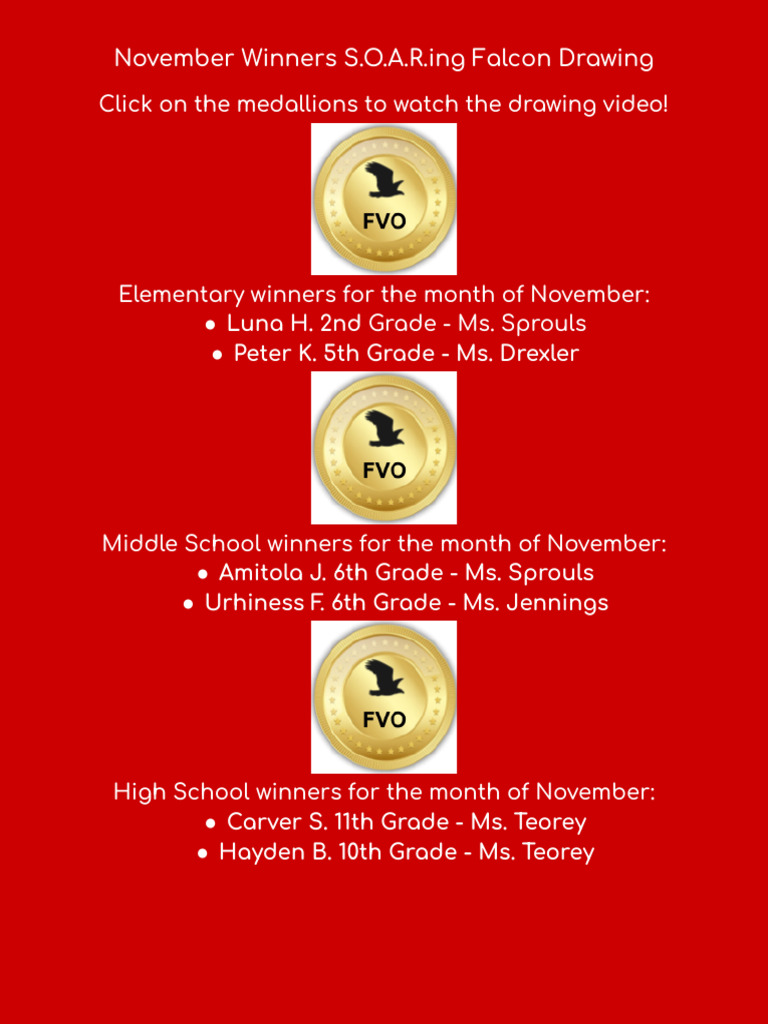 November 25 Winners | PDF