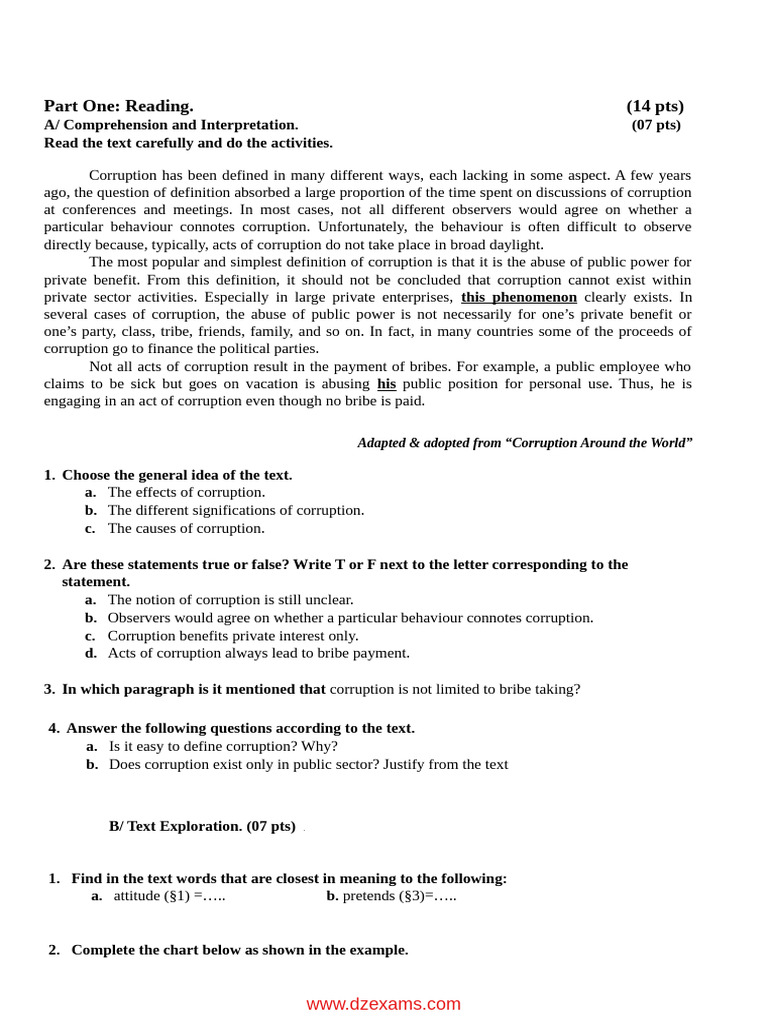 Understanding Corruption: Definitions & Examples | PDF | Corruption ...