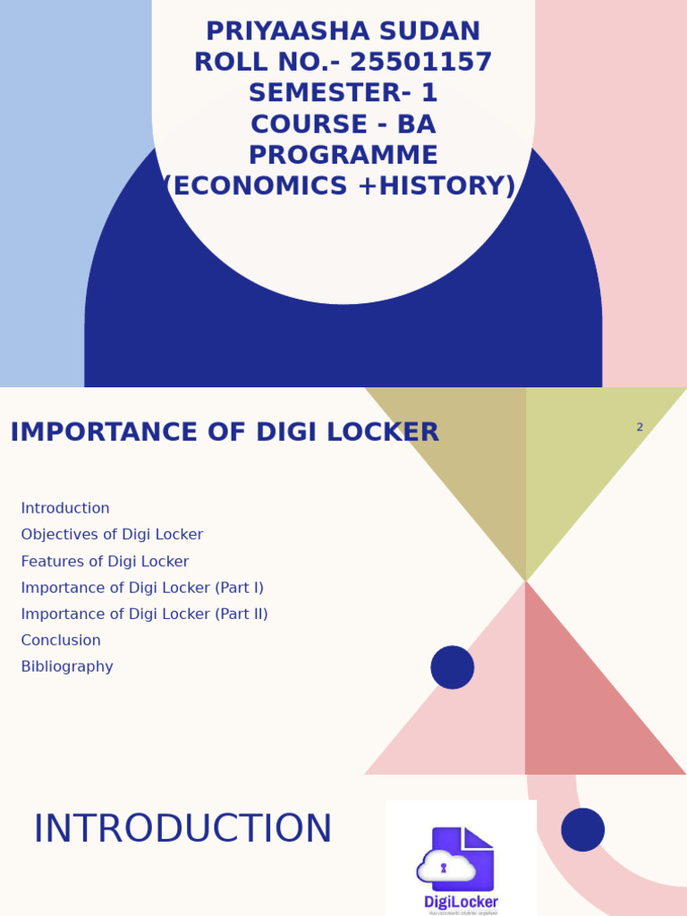 Importance of Digi Locker in India | PDF | Computing