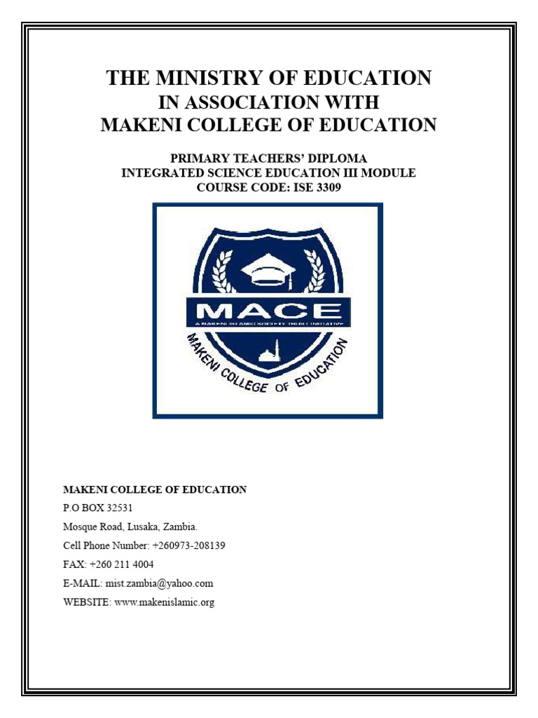 Integrated Science Education III Module 3.1-1 | PDF | Menstrual Cycle ...