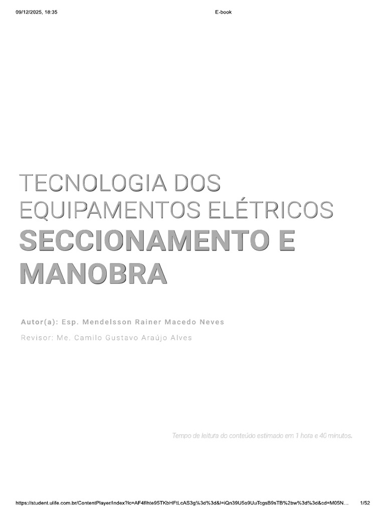 Tecnologia Dos Equipamentos Do Sep Un3 | PDF