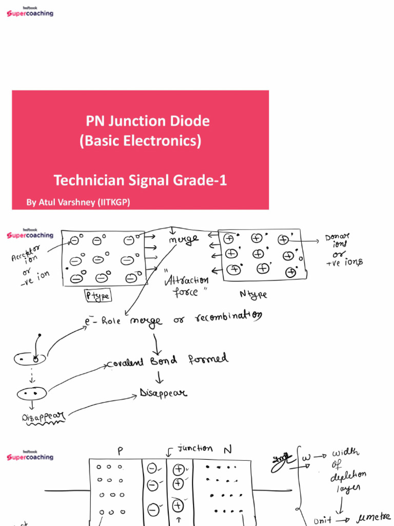 P N Junction Diodes - 02 1720496305 | PDF