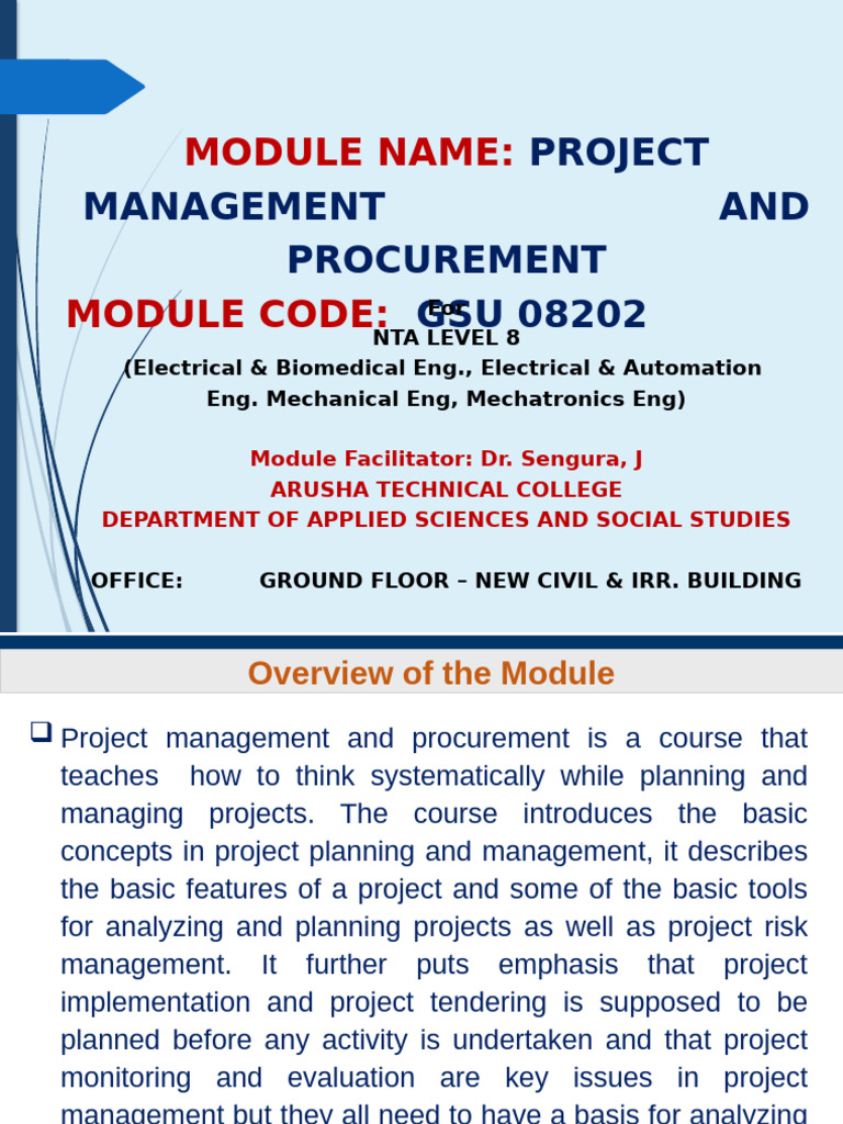 Project Management (GSU 08202) - 1 | PDF | Project Management | Business
