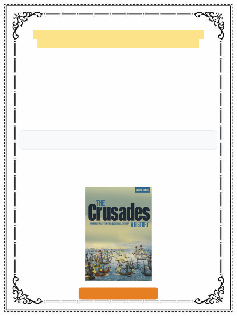 The Crusades: A History Jonathan Riley-Smith ebook essentials pdf | PDF ...