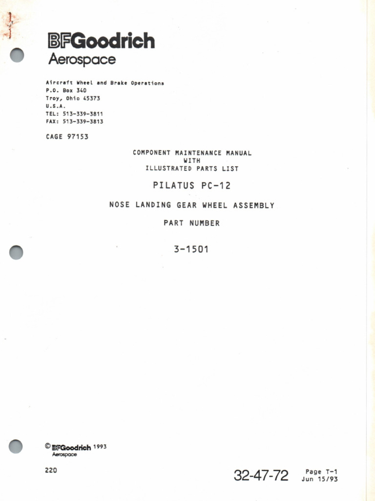 Goodrich Nose CMM 3-1501 | PDF