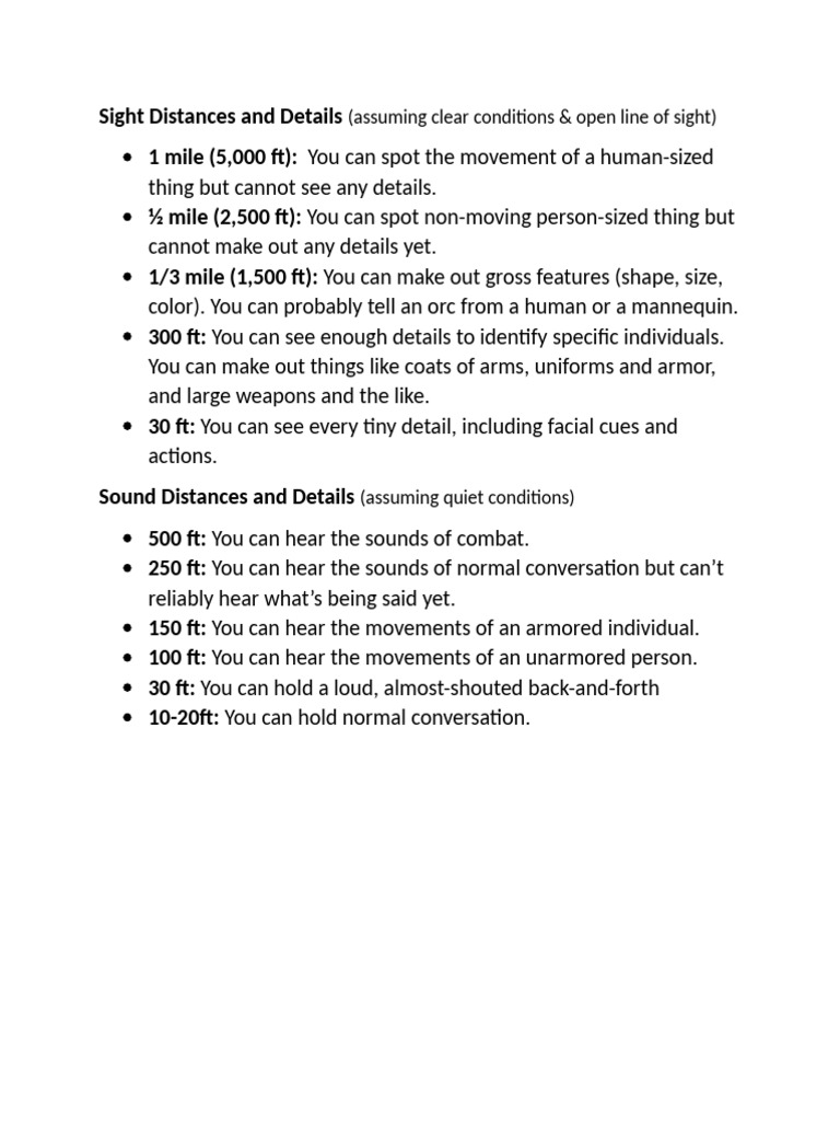 Sight Distances and Details | PDF