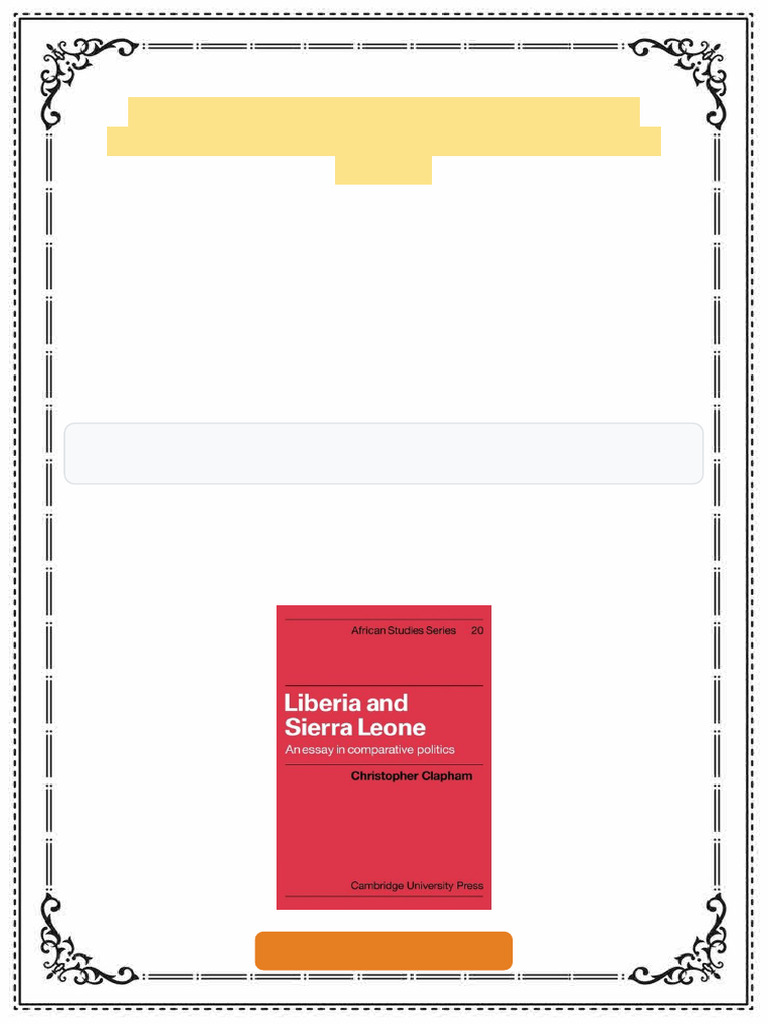 Liberia and Sierra Leone Christopher Clapham ebook ready-for-download ...