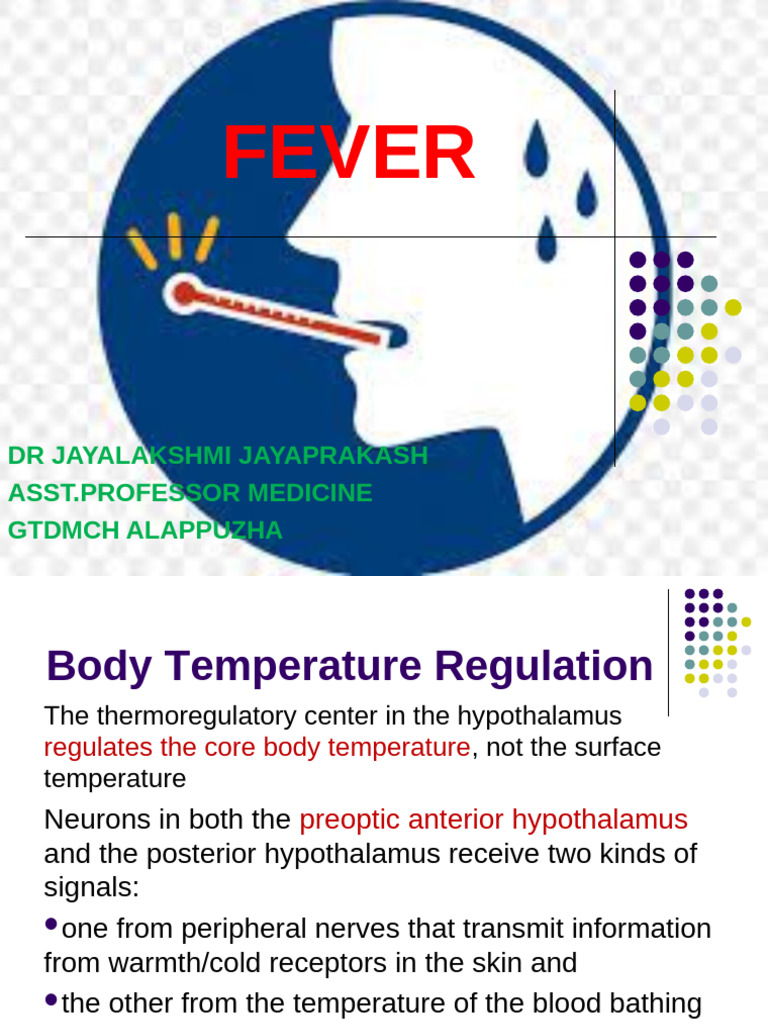 00- Fever- Pathophysiology, Patterns, Types of FUO هااام | PDF | Fever ...