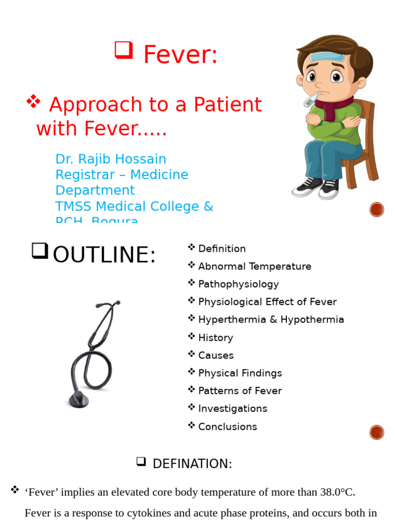 Comprehensive Guide to Fever Management | PDF | Fever | Medical Specialties