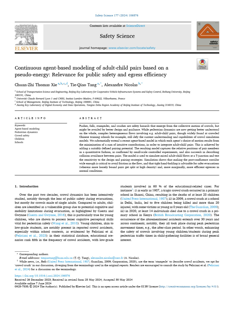Continuous Agent Based Modeling of Adult Child Pairs Based On A 2024 ...