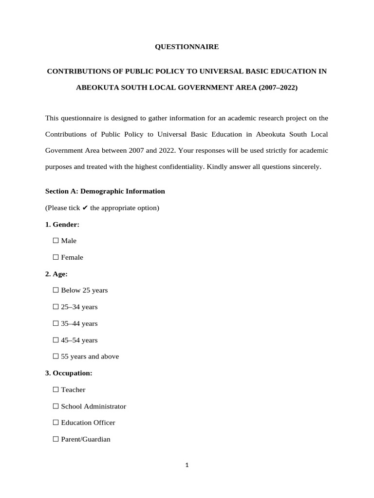 Contributions of Public Policy To Universal-1 | PDF | Policy