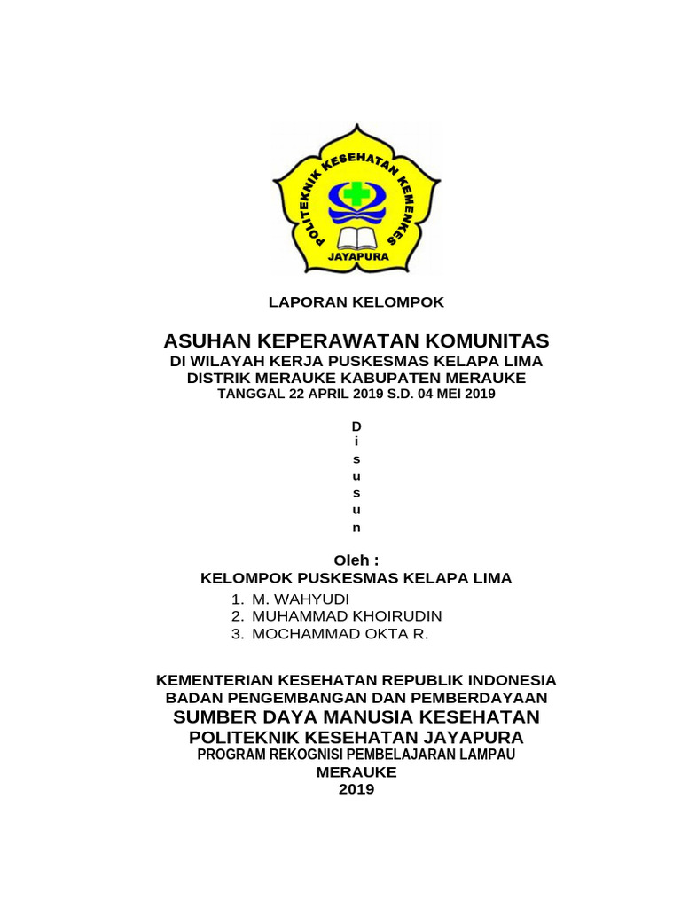 Cover Askep Komunitas | PDF