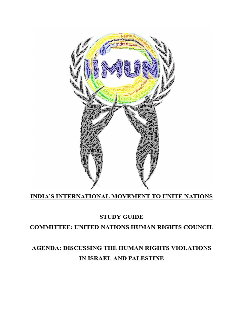 UNHRC- Discussing the Human Rights Violations in Israel and Palestine ...