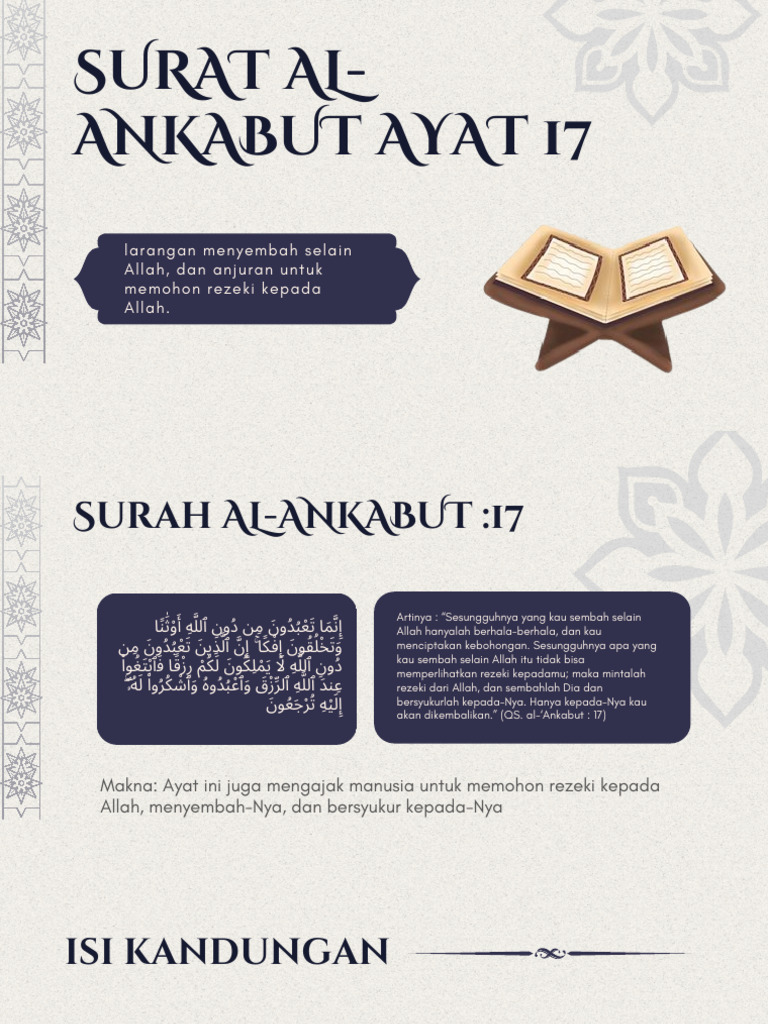 Surat Al-Ankabut Ayat 17 - 20250305 - 194522 - 0000 | PDF