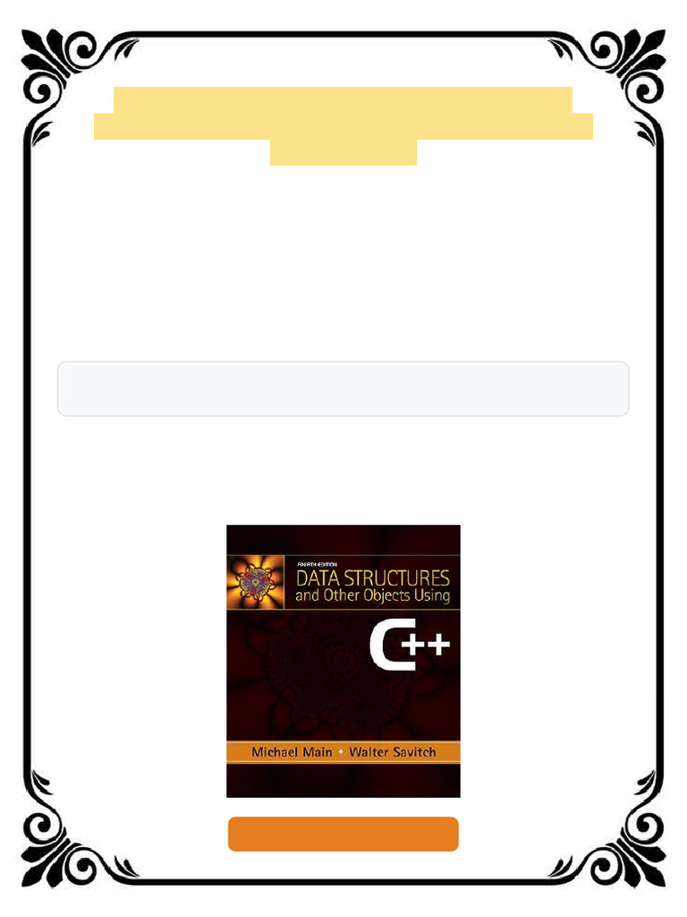 Data Structures and Other Objects Using C 4th Edition Main ebook ...