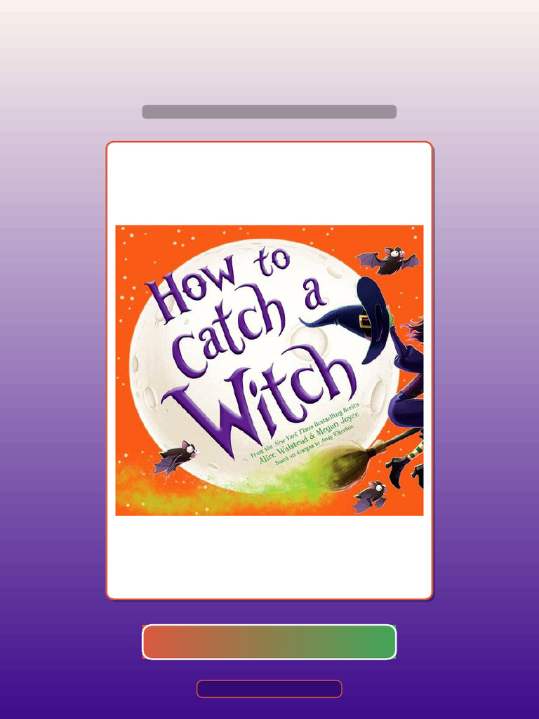 How to Catch Witch Alice 1728210364 9781728210360 HQ File Exam Prep ...