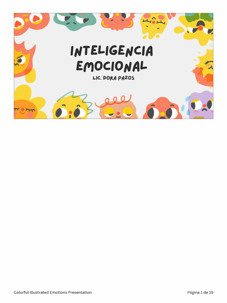 Colorful Illustrated Emotions Presentation - 20250725 - 180005 - 0000 | PDF