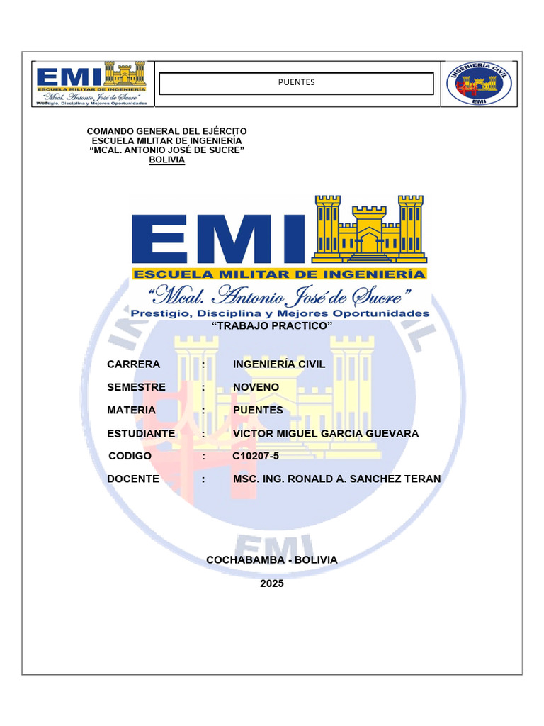 Puente losa victor garcia C10207-5 | PDF | Ingeniería estructural ...