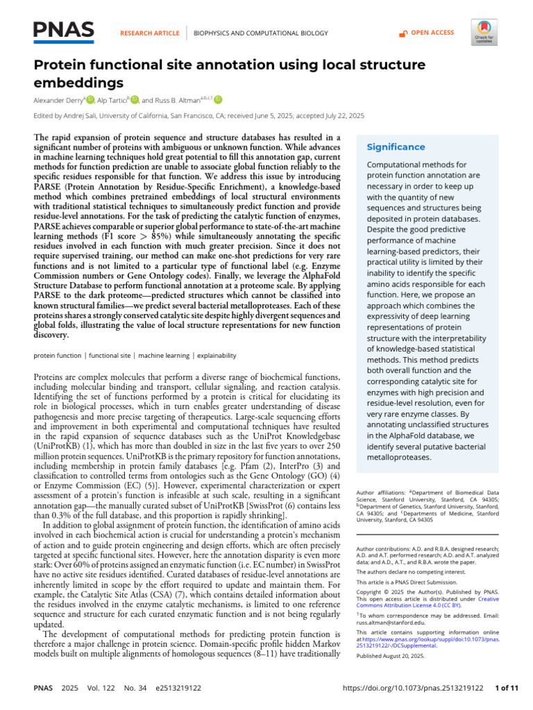 Protein Function Annotation via PARSE | PDF | Proteins | Machine Learning